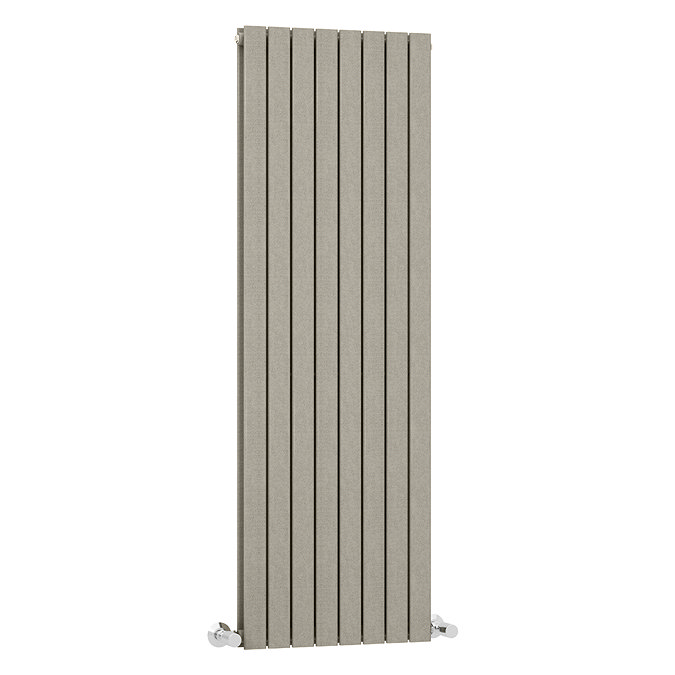 Double Vertical Radiator - Taupe Speckled Stone Effect | Victorian Plumbing