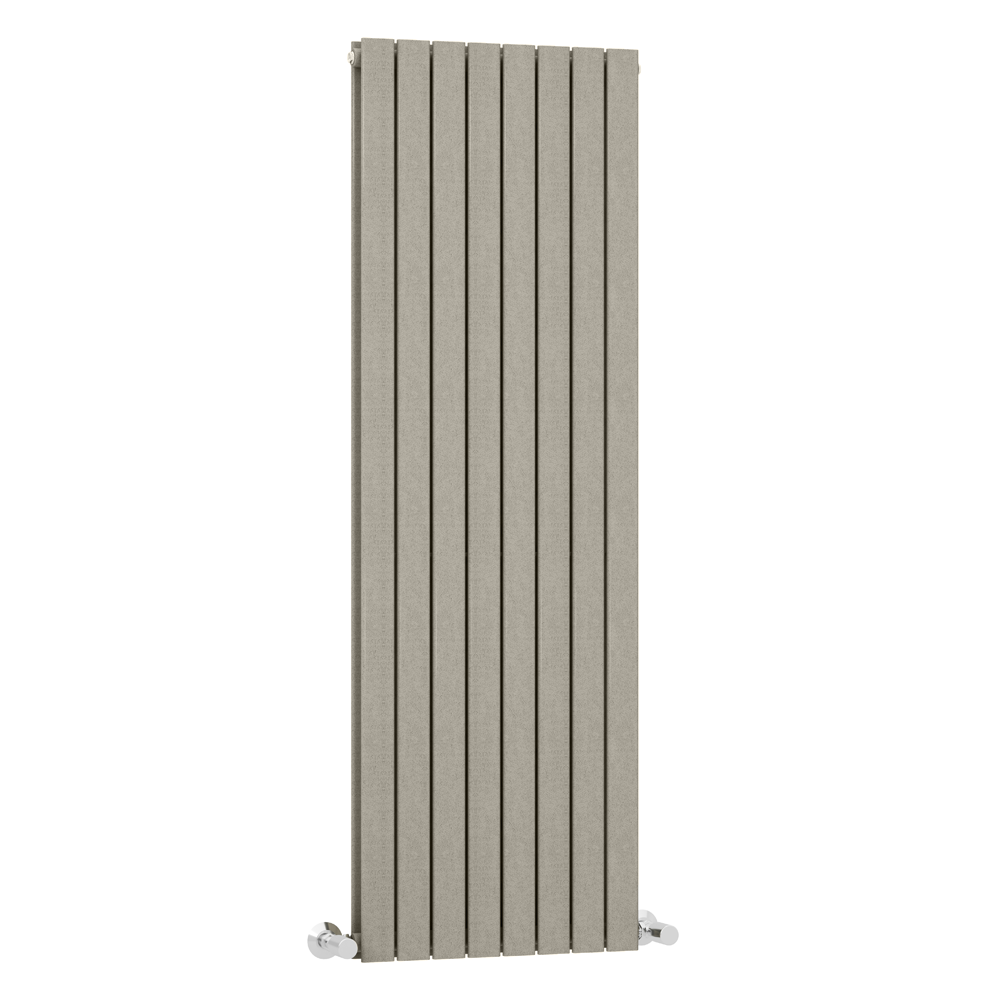 Double Vertical Radiator - Taupe Speckled Stone Effect | Victorian Plumbing