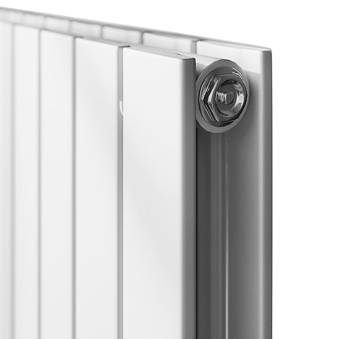Urban Vertical Radiator - White - Double Panel (1600mm High) 354mm Wide ...