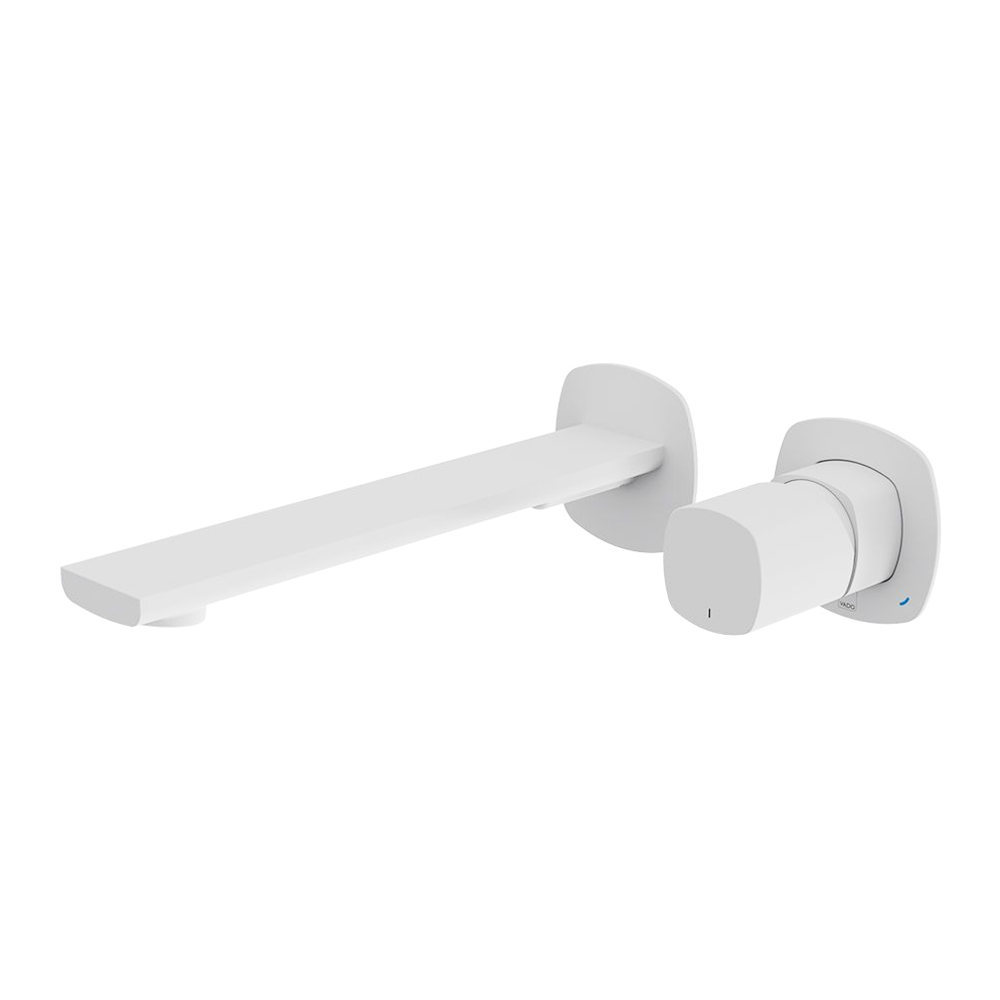 Vado Cameo Leverless Wall Mounted Basin Mixer - Matt White | Victorian ...