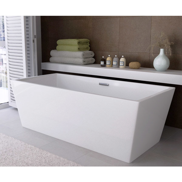 Valencia 1700 Luxury Modern Square Double Ended Freestanding Bath ...