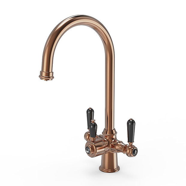 Bower Traditional 3-in-1 Instant Boiling Water Tap - Cruciform Brushed ...
