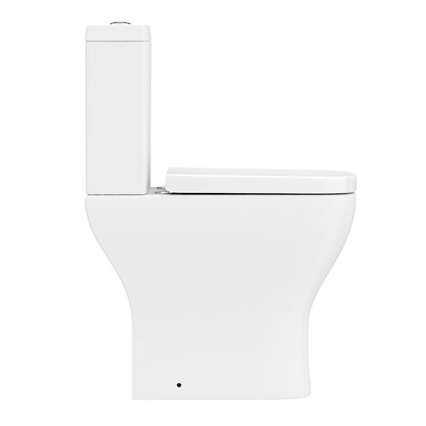 Venice Comfort Height Close Coupled Toilet with Chrome Douche Kit and ...