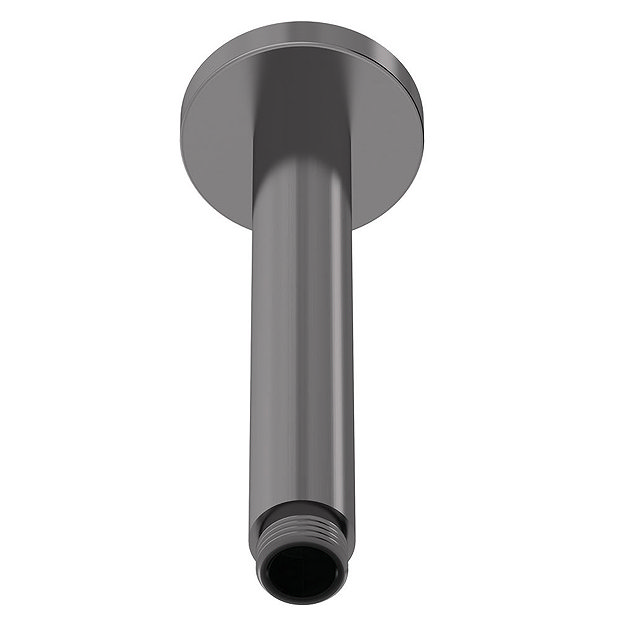 Venice Giro 150mm Brushed Gun Metal Round Ceiling Mounted Shower Arm ...