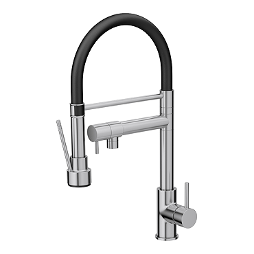 Venice Modern Kitchen Mixer Tap with Swivel Spout & Directional Spray ...