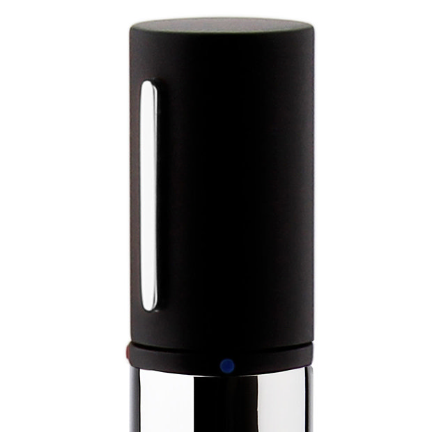 Venice Modern Round Basin Mixer Tap - Chrome / Matt Black | Victorian ...