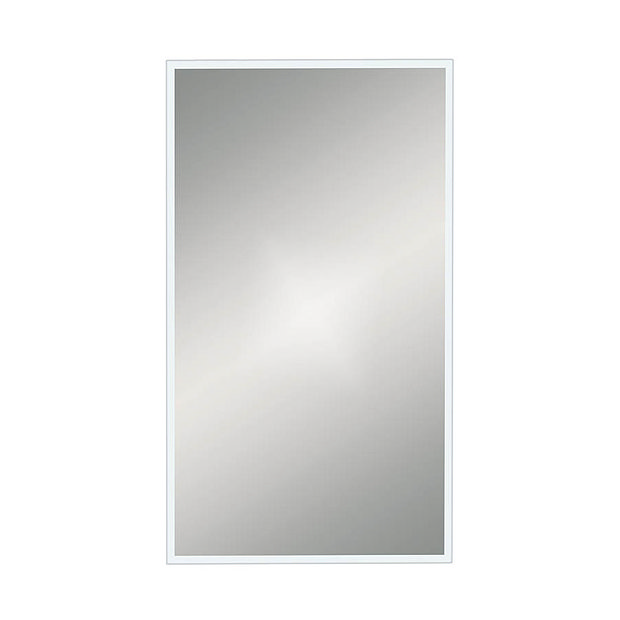 Venice White 500 x 800mm Rectangular Mirror
