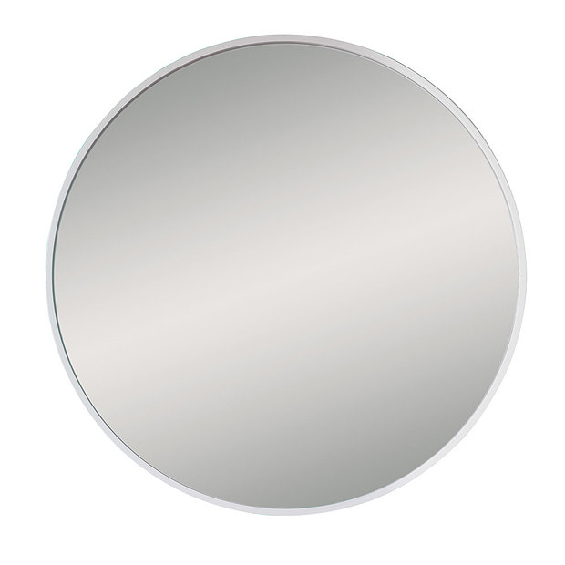 Venice White 800mm Round Mirror