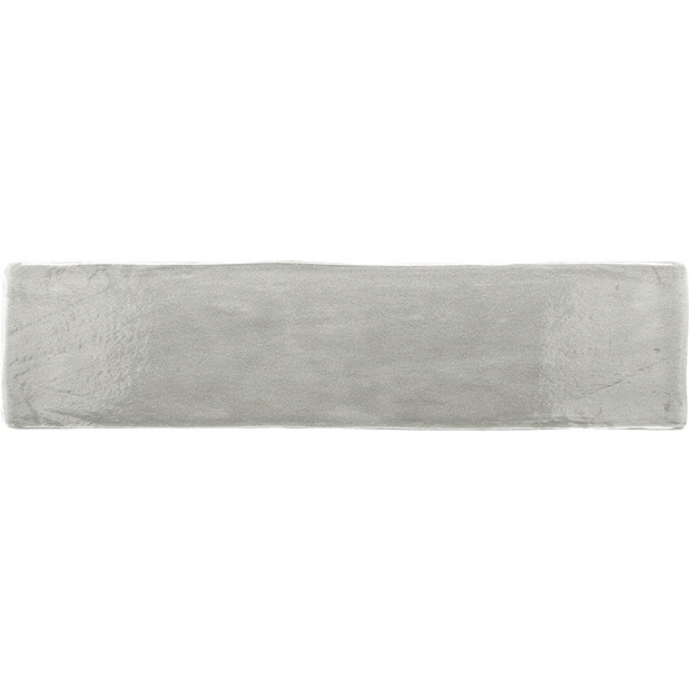 Vernon Rustic Grey Gloss Ceramic Wall Tiles 75 x 300mm