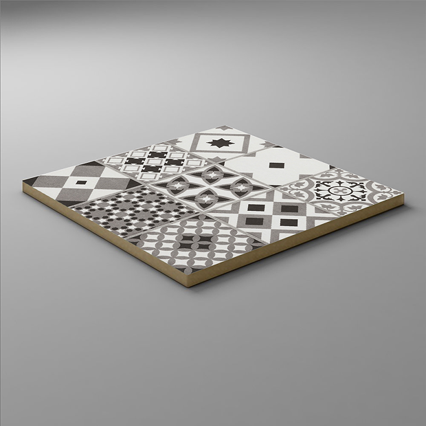 Grey Mosaic Floor Tiles | Victorian Plumbing