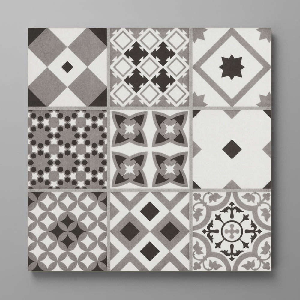 Grey Mosaic Floor Tiles | Victorian Plumbing