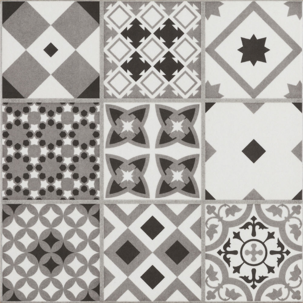 Grey Mosaic Floor Tiles | Victorian Plumbing