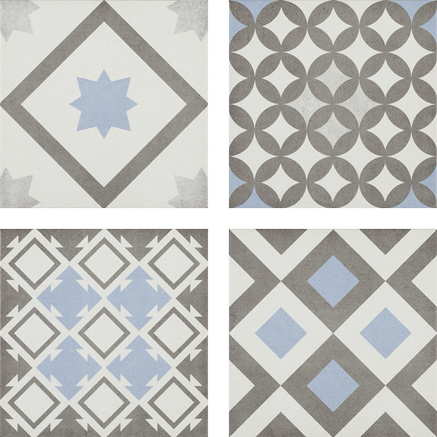 Light Blue Tiles - Wall & Floor Tiles | Victorian Plumbing