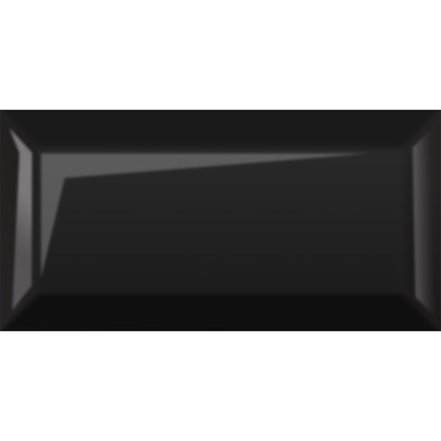 Victoria Metro Wall Tiles - Black - 20 x 10cm