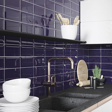 Victoria Metro Wall Tiles - Cobalt - 20 x 10cm