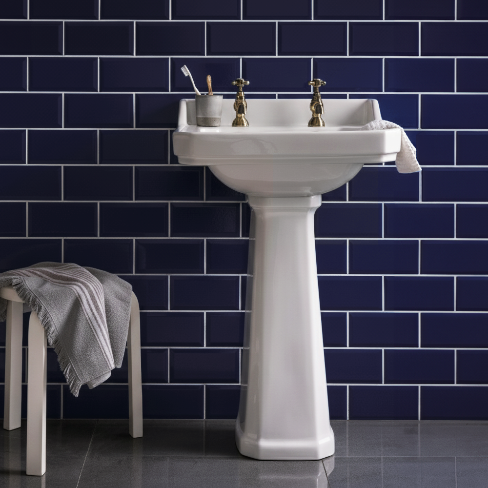 Victoria Metro Wall Tiles - Cobalt - 20 x 10cm
