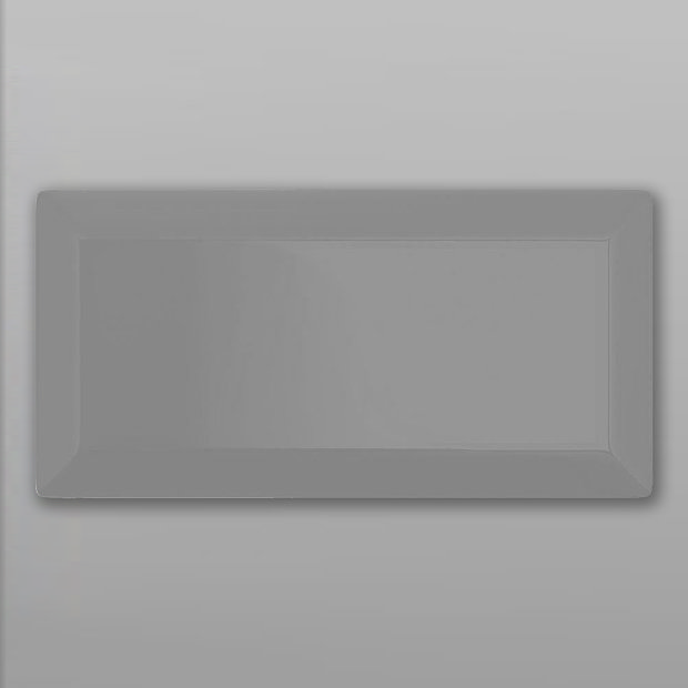 Victoria Metro Wall Tiles - Matt Dark Grey - 20 x 10cm