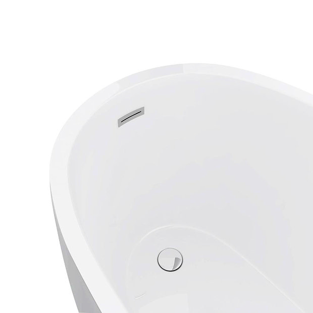 Vienna Silver 1520 Small Modern Slipper Bath | Victorian Plumbing UK
