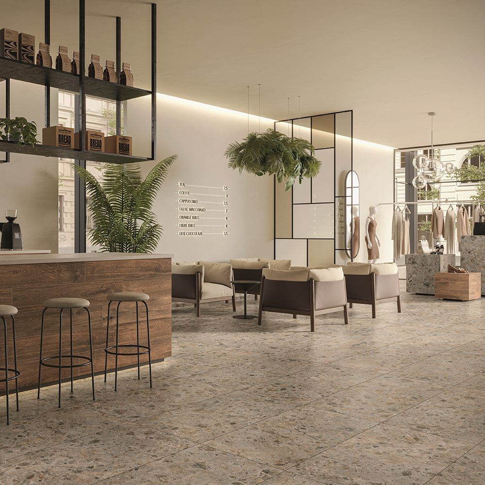 Villeroy and Boch Code 2 Ceppo Light Wall & Floor Tiles - 600 x 600mm