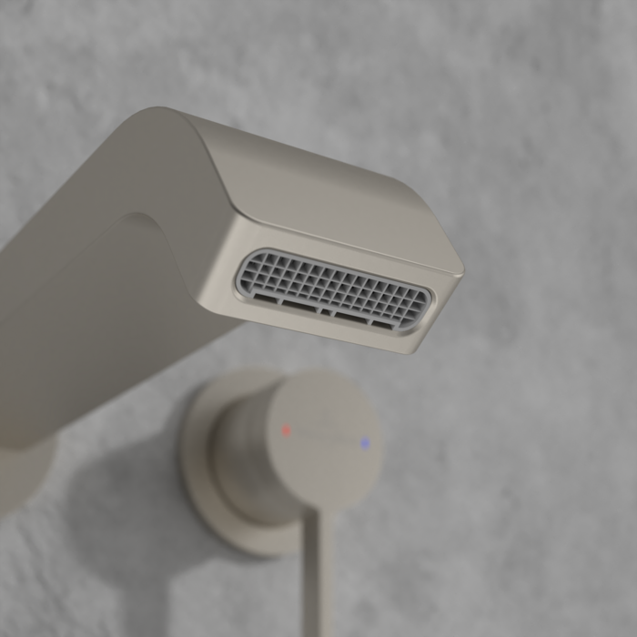 Villeroy and Boch Dawn Wall Mounted Single Lever Basin Mixer - Brushed ...