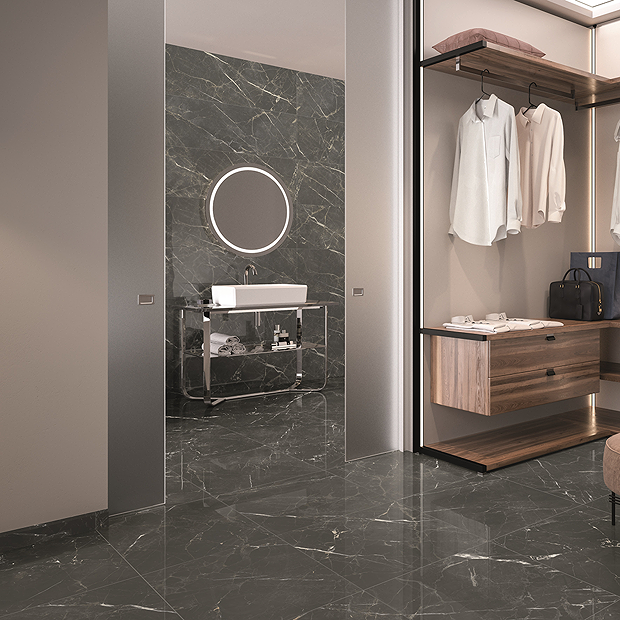 Villeroy and Boch Marmochic Dark Illusion Marble Effect Wall & Floor ...