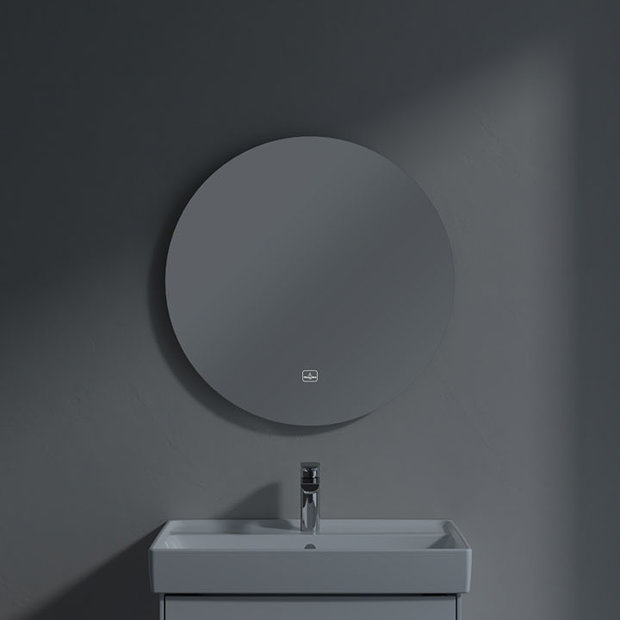 Villeroy and Boch More to See Lite Round LED Mirror