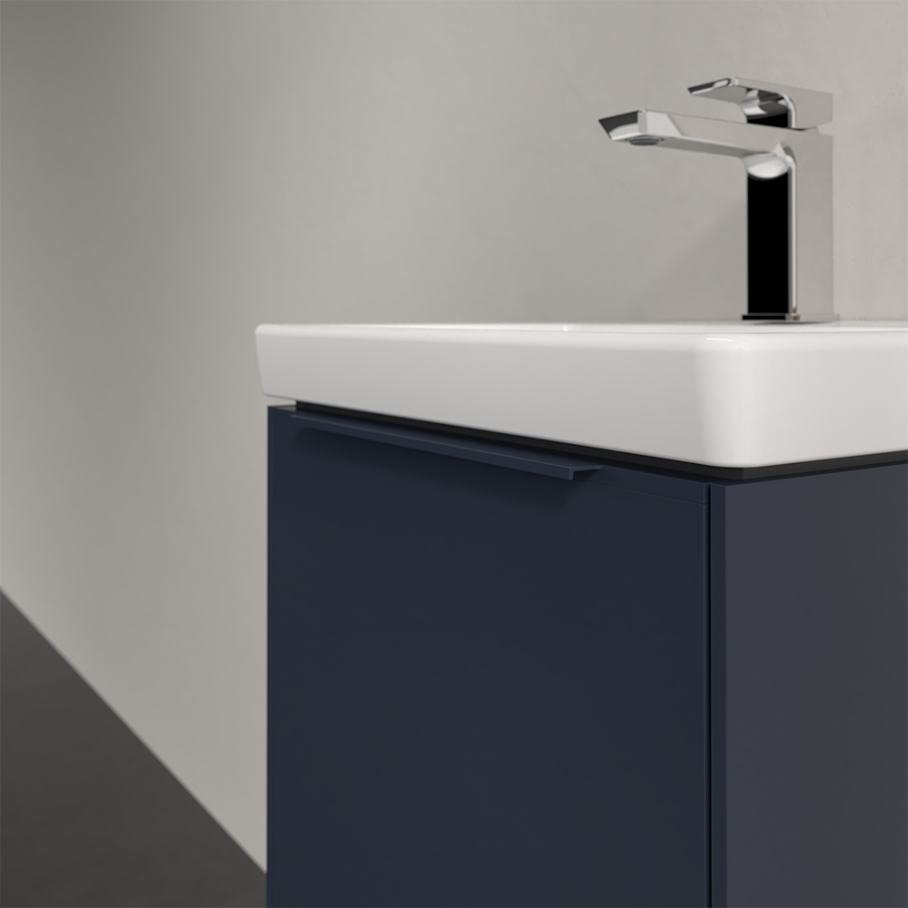 Villeroy and Boch Subway 3.0 Marine Blue 450mm Wall Hung 1-Door Vanity Unit