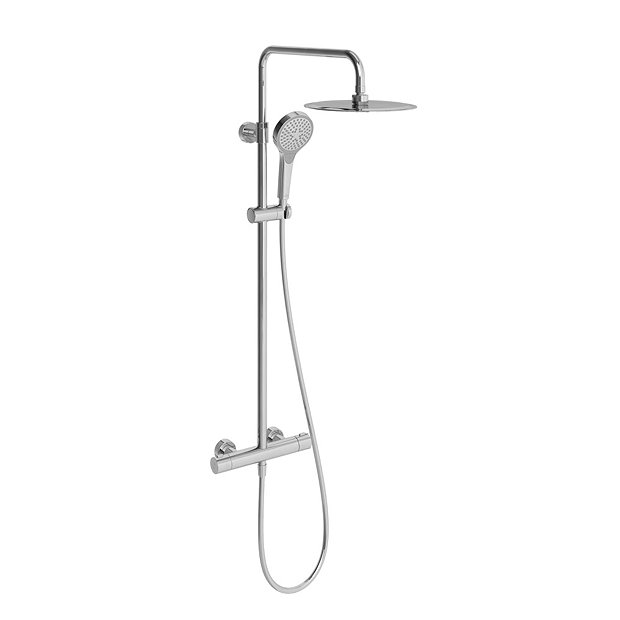 Villeroy and Boch Verve Thermostatic Shower System - Chrome
