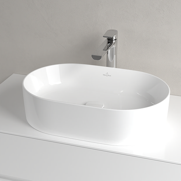 Villeroy & Boch Collaro Oval Countertop Basin 560 x 360mm - 4A195601 at ...