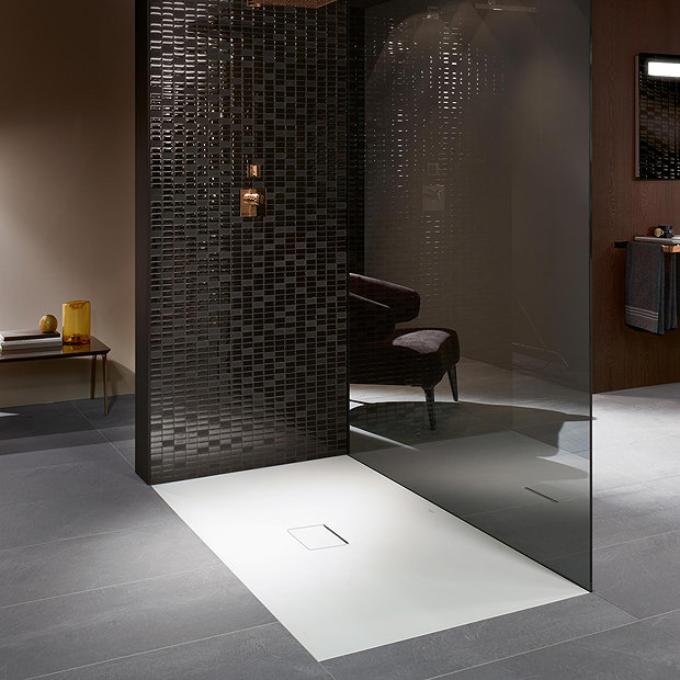 Villeroy & Boch Squaro Infinity Shower Tray - Stone White - at ...