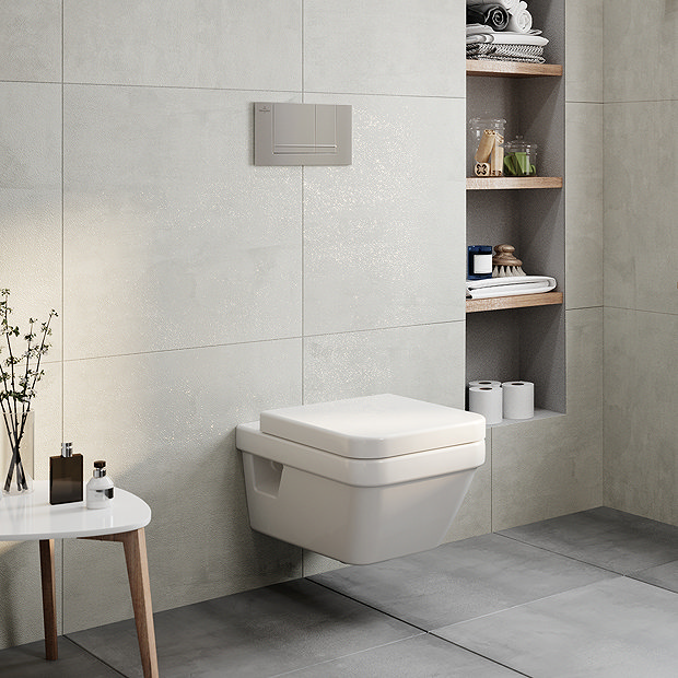 Villeroy & Boch Viconnect Pro Toilet Frame with Chrome Flush Plate ...