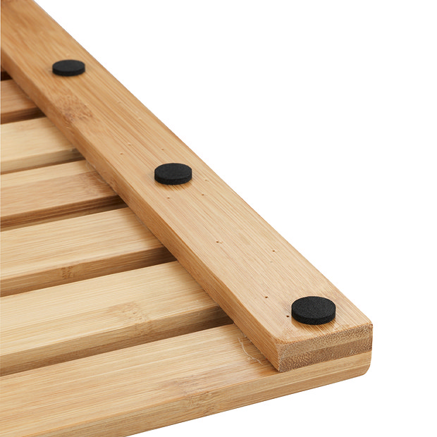 Wenko 40 x 60cm Bamboo Duckboard - 23838100 at Victorian Plumbing UK