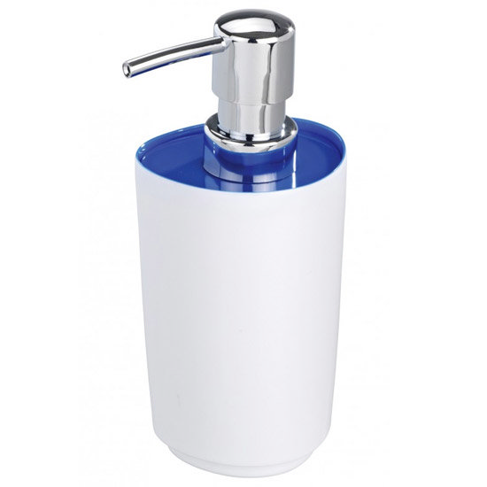 Wenko Alcamo Blue Soap Dispenser - 19458100 at Victorian Plumbing UK