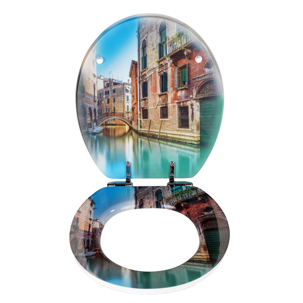 Wenko Bella Venezia Soft Close Toilet Seat | Victorian Plumbing.co.uk