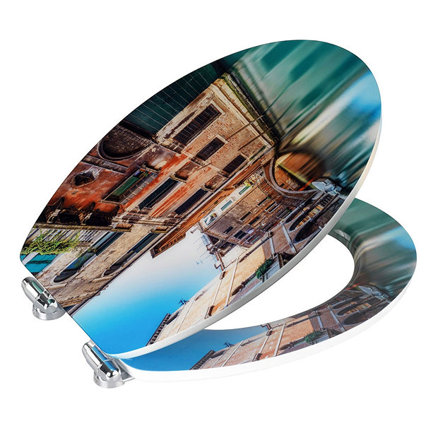 Wenko Bella Venezia Soft Close Toilet Seat | Victorian Plumbing.co.uk