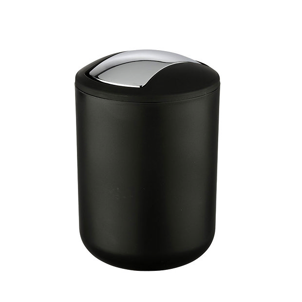 Wenko Brasil White Swing Cover Bin | Now At Victorian Plumbing.co.uk