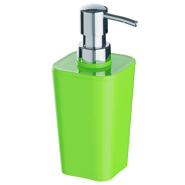 Wenko Candy Green Soap Dispenser At Victorian Plumbing.co.uk