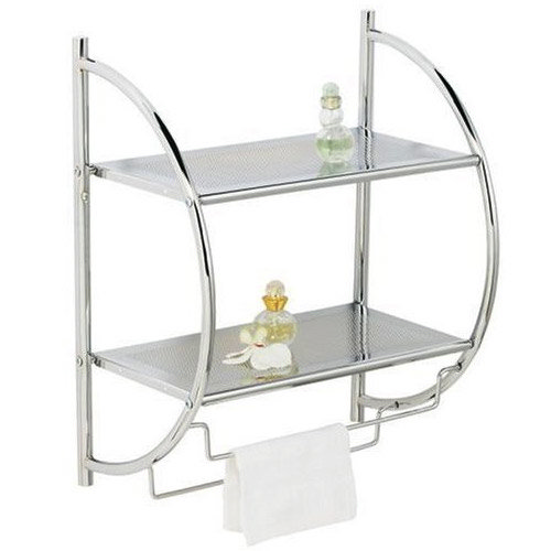 Wenko Exclusive Wall Rack - Chrome - 15173100 at Victorian Plumbing UK