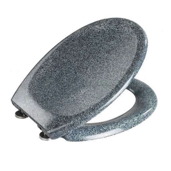 Wenko Ottana Premium Soft Close Toilet Seat - Granite - 18902100 at ...