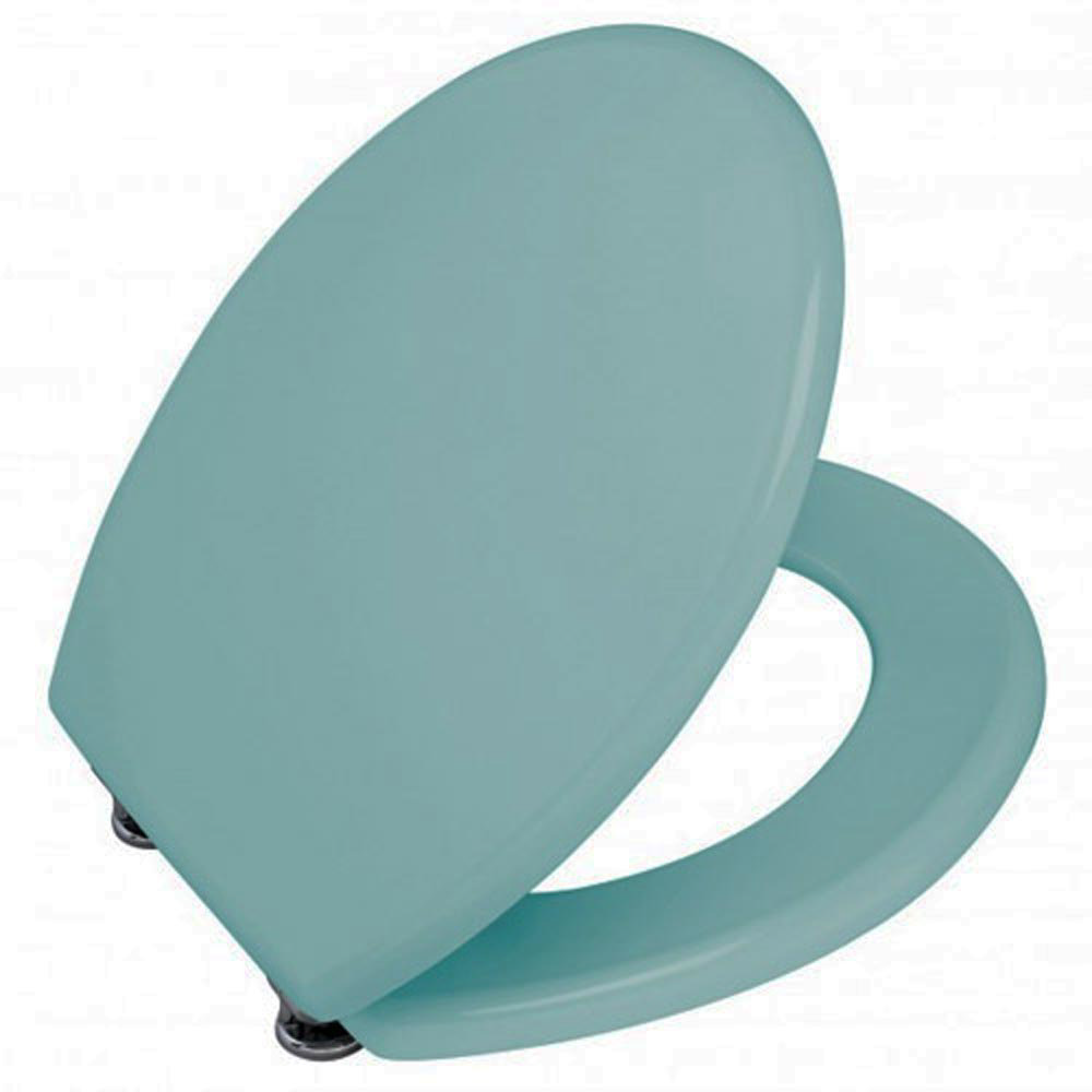 Wenko Prima MDF Toilet Seat - Blue - 152249100 at Victorian Plumbing UK