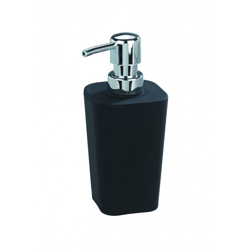 Wenko Rainbow Soap Dispenser - Black - 18969100 at Victorian Plumbing UK