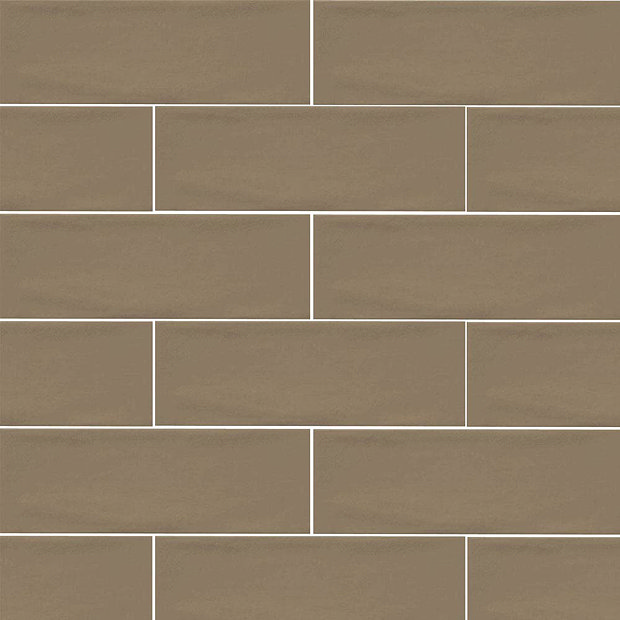 Westbury Rustic Metro Wall Tiles - Chocolate - 30 x 10cm (Pack of 34)