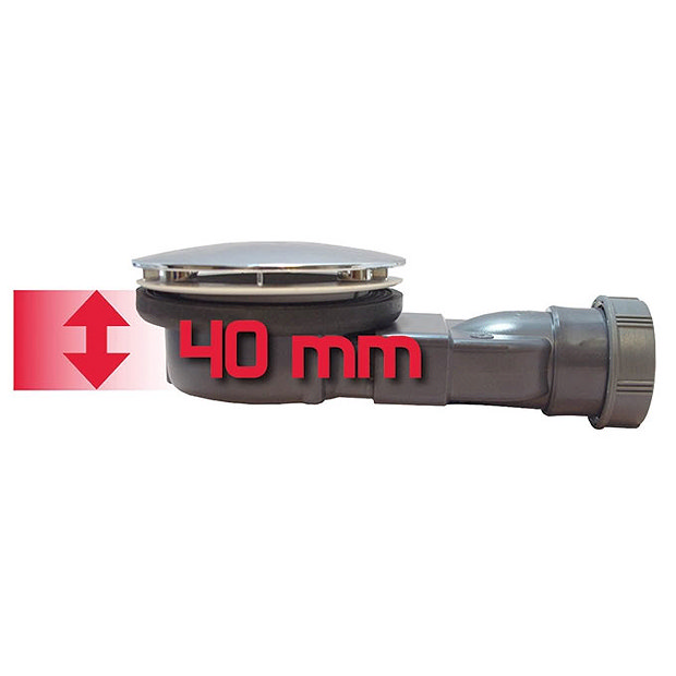 Slim Shower Waste - Low Profile | Victorian Plumbing