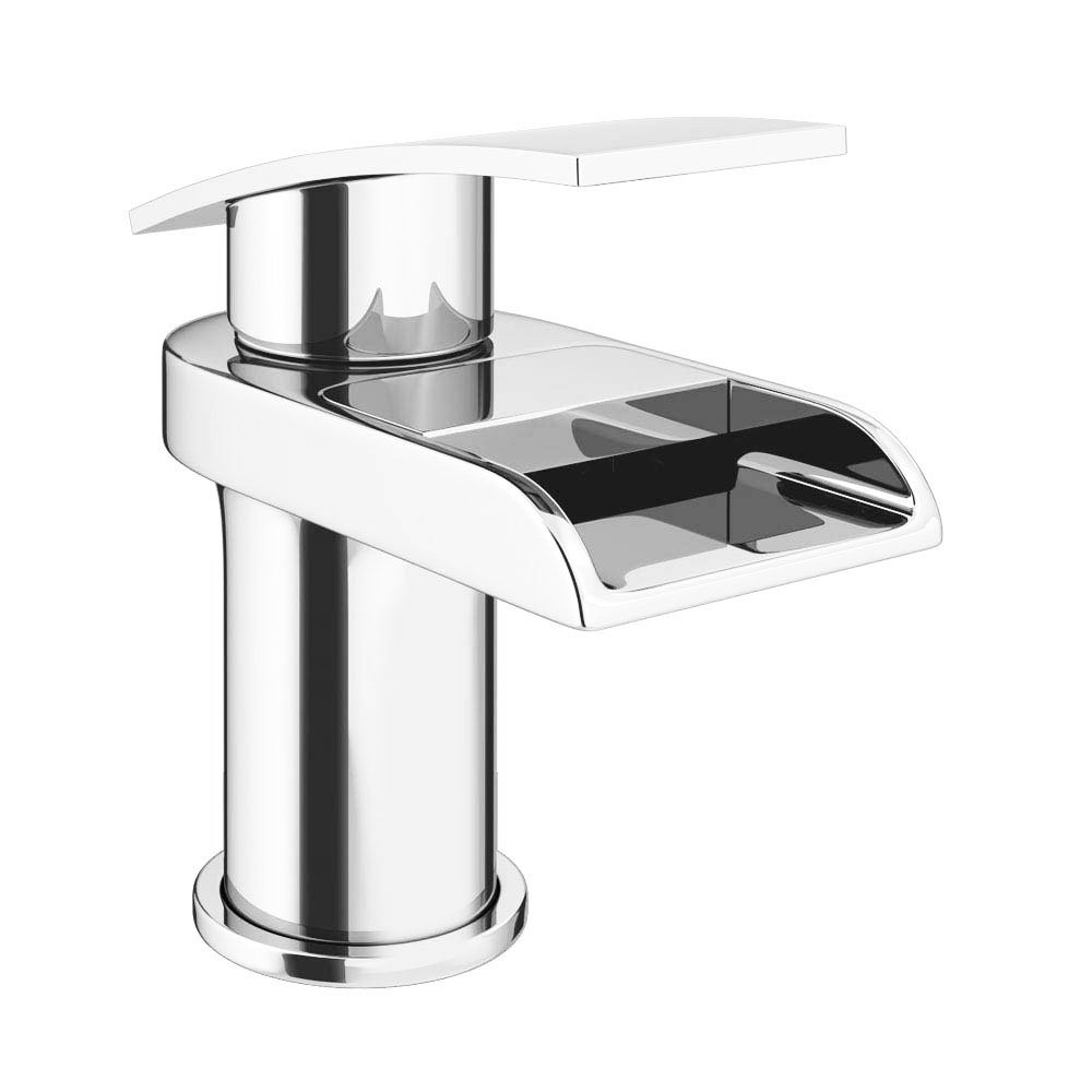 Zen Waterfall Cloakroom Mono Basin Mixer at Victorian Plumbing UK